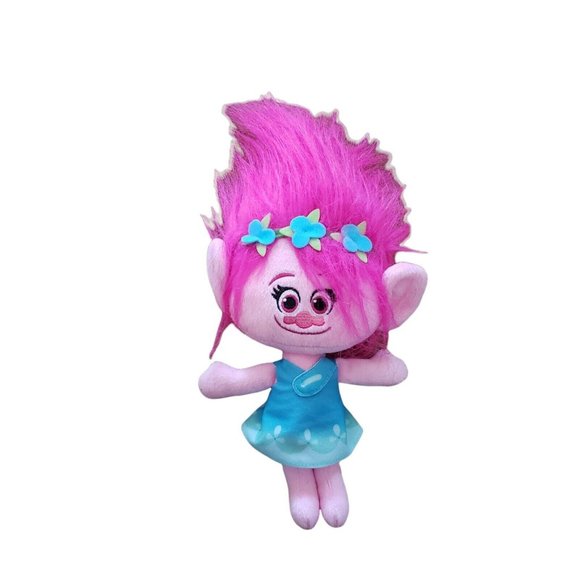 Hasbro | Toys | Trolls 8 Inch Small Plush Poppy Doll Pink Great Used ...